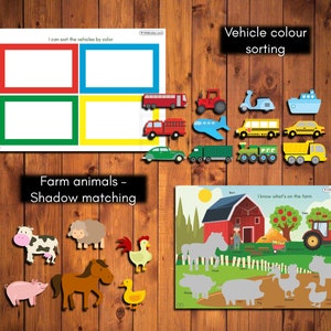 Toddler Busy Book Toddler Learning Binder Learning Folder - Etsy