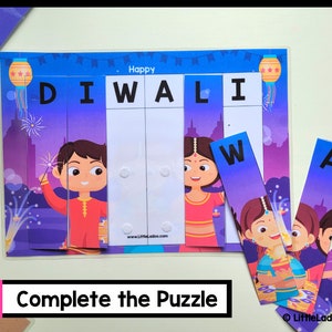 Diwali Busy Book Printable, Toddler Learning Binder, Diwali Activity ...