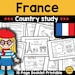 France Country Study Booklet Printable, France Unit Study Printable - Etsy