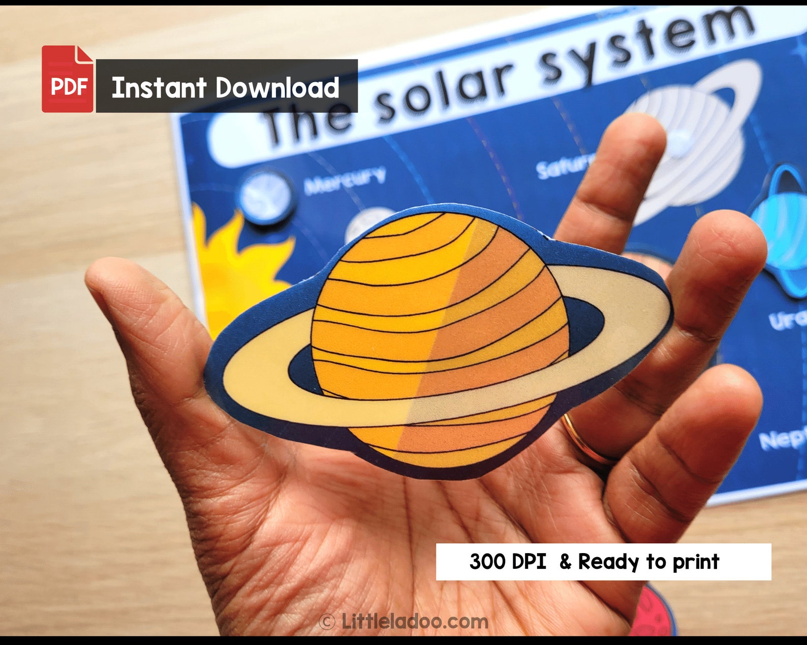Solar System Printable, Planets Printable, Match the Planets ...