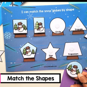 Winter Busy Book Printable, Toddler Learning Binder, Preschool Busy ...