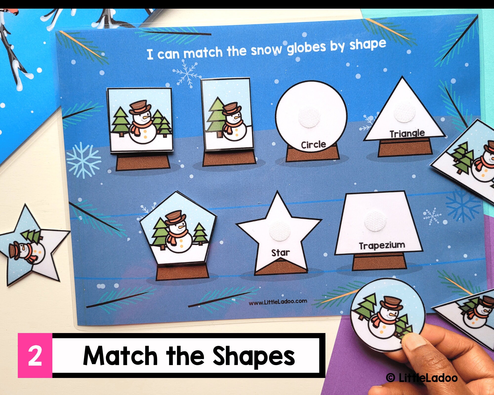 Winter Busy Book Printable, Toddler Learning Binder, Preschool Busy ...