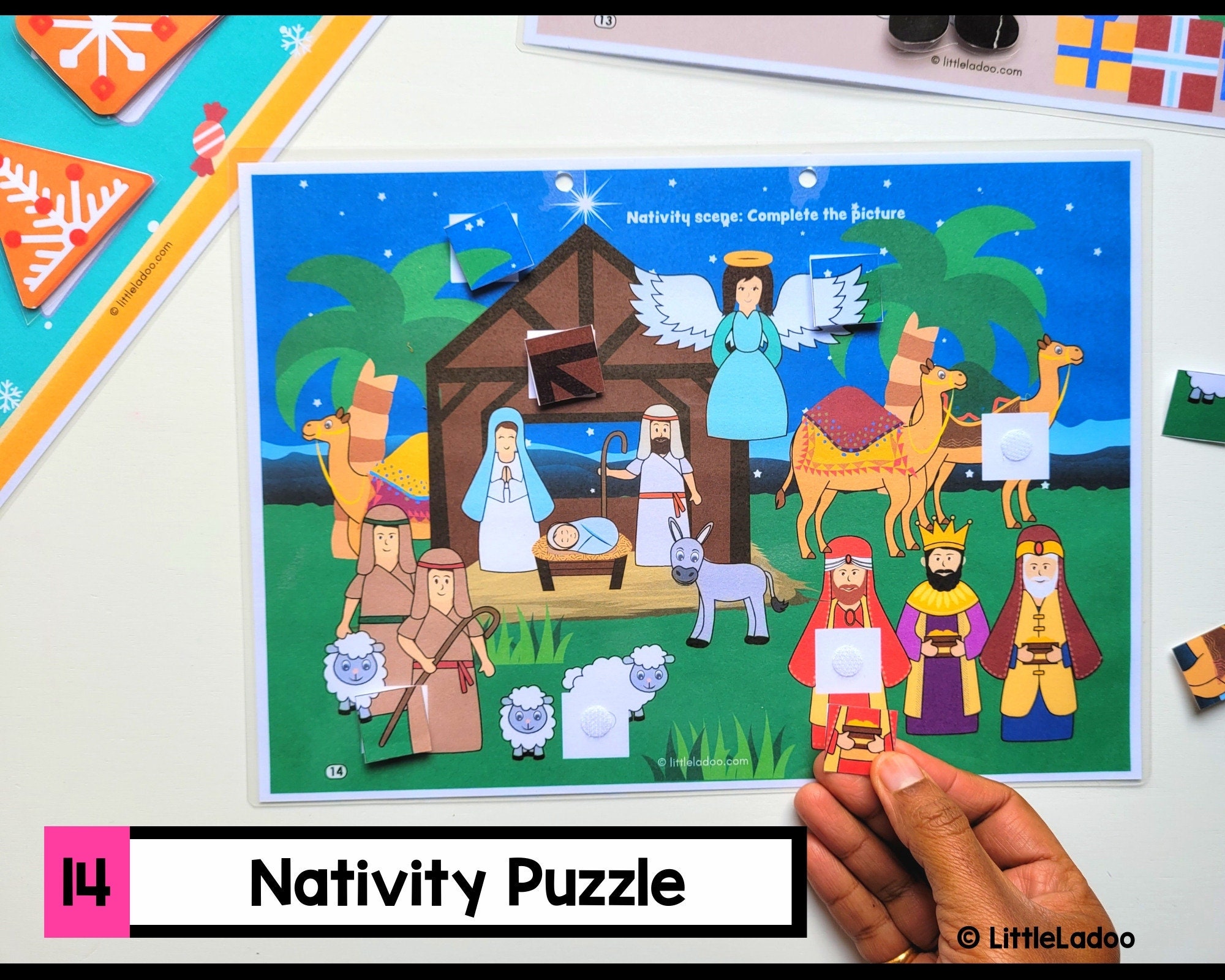 Christmas Busy Book Printable, Activity Binder, Printable Quiet Book ...