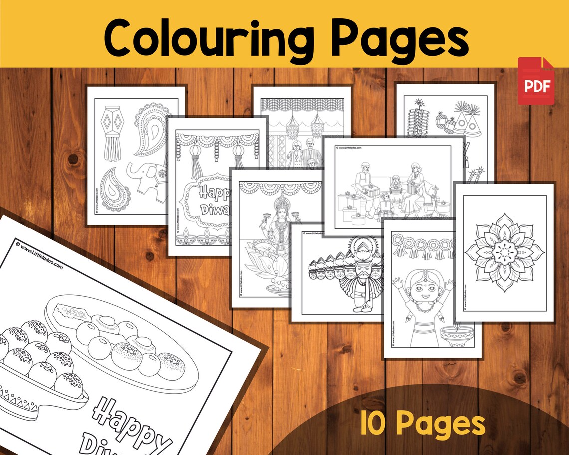 Diwali Activity Pack Printable Diwali Worksheets, Colouring Pages ...