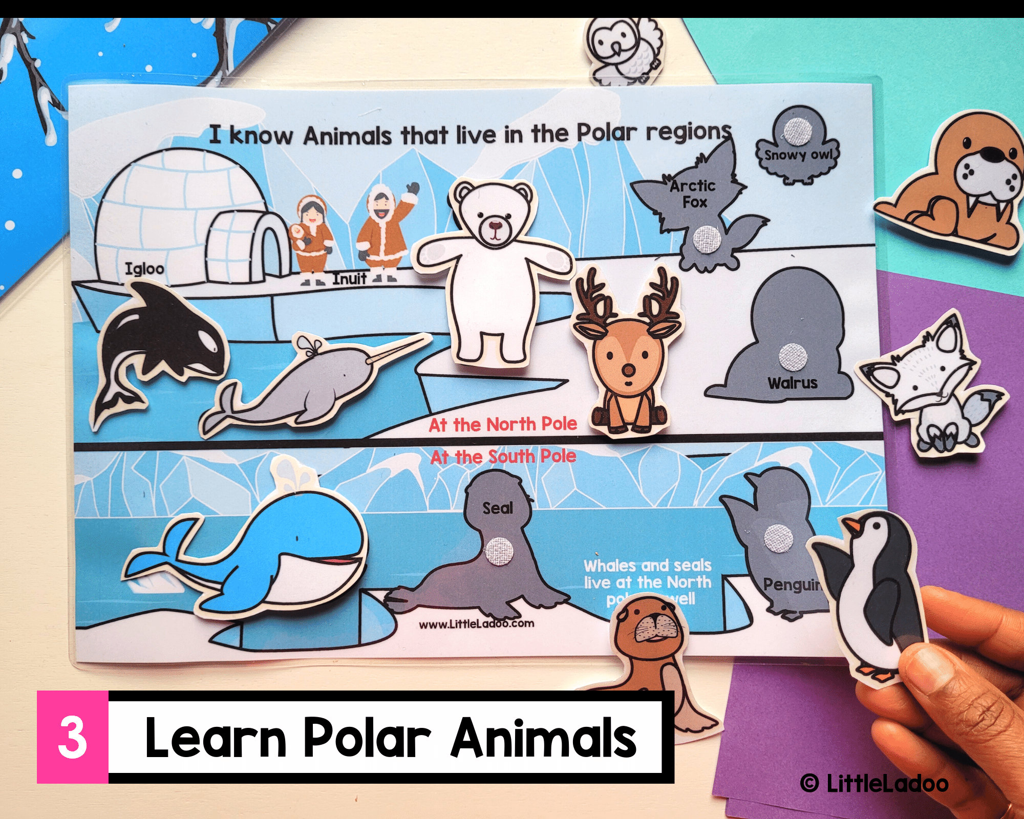 Winter Busy Book Printable, Toddler Learning Binder, Preschool Busy ...