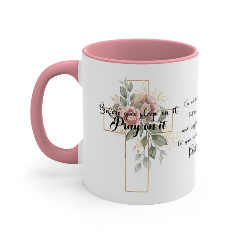 Christian Bible Verse Coffee Tea and Beverage Mug, Biblical Quote ...