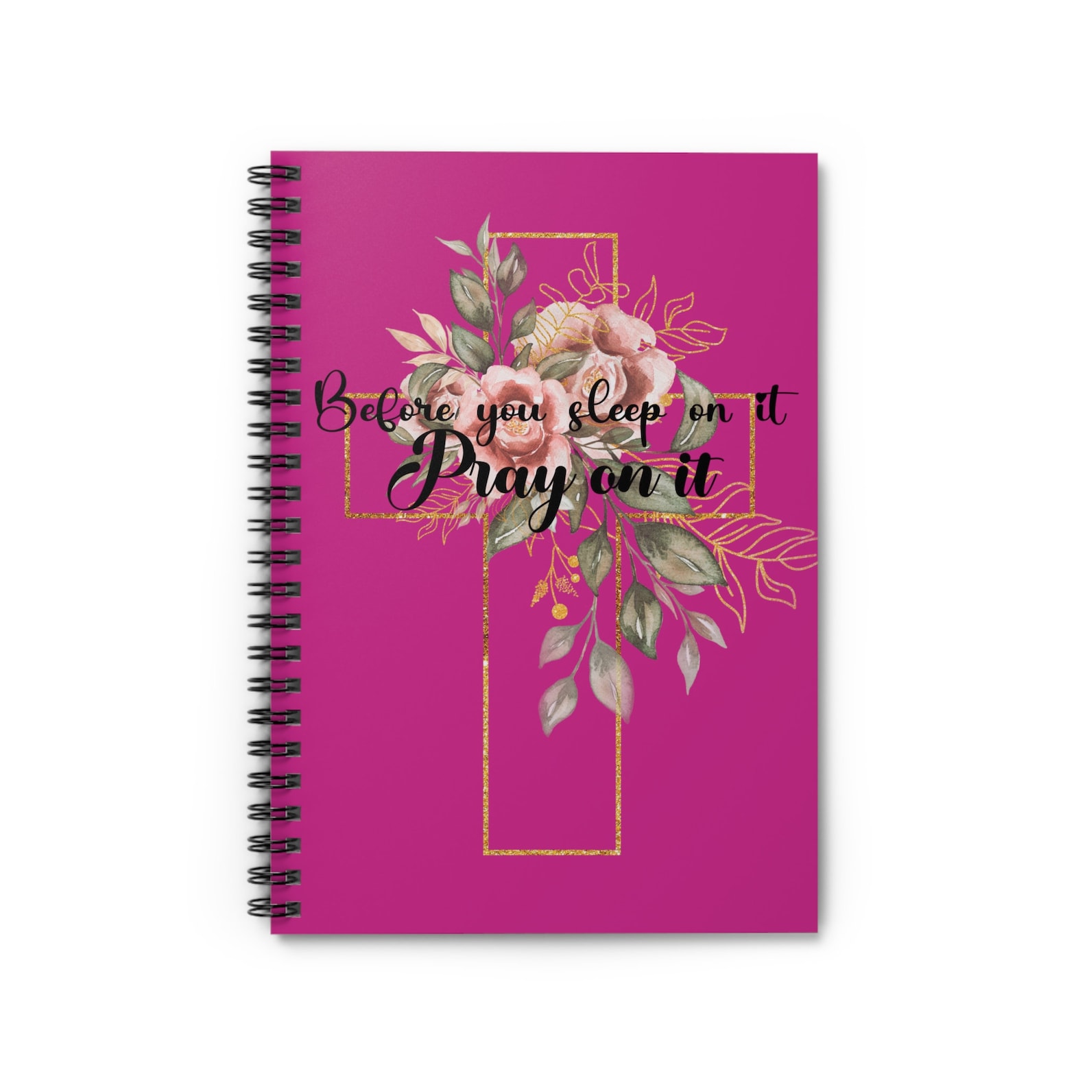 Daily Devotion Spiral Notebook, Christian Quote Design Journal for ...