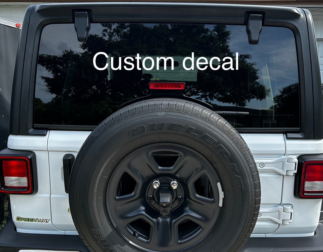 Customizable Decal- Choose Your Font, Color, and Width, Custom Vinyl ...