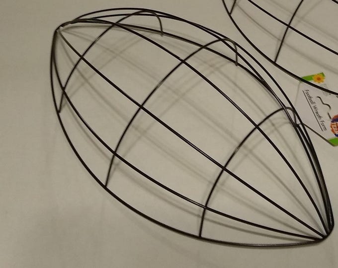 Football Wire Wreath Form, Football Metal Wreath Form, Wreath Making ...