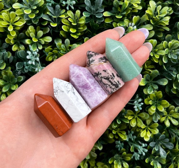 You Choose Mini Crystal Tower Crystal Tower Mini Carving - Etsy