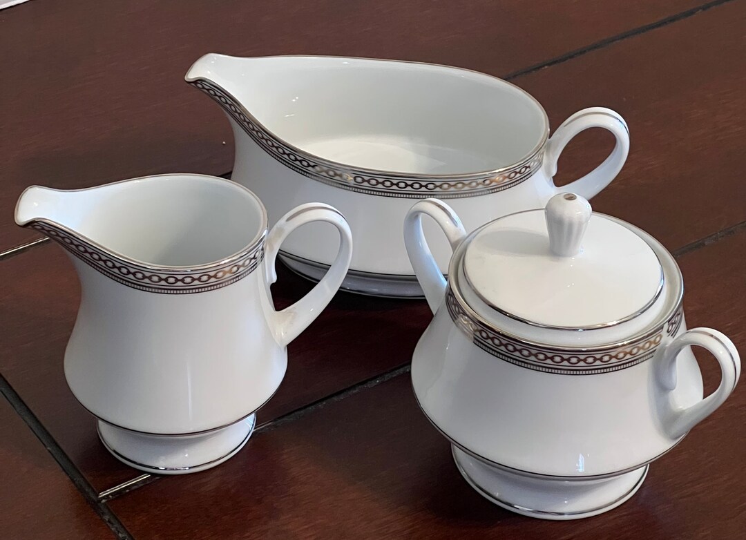 Noritake Legacy Splendor Sugar Bowl ,gravy Boat and Cramer 4267 Pattern ...