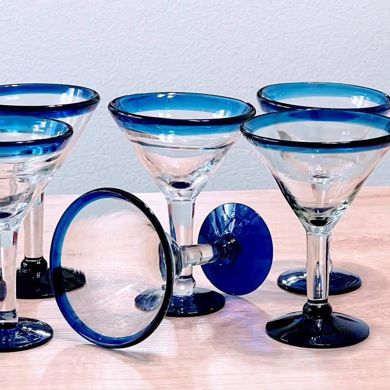 Blue Glassware - Etsy
