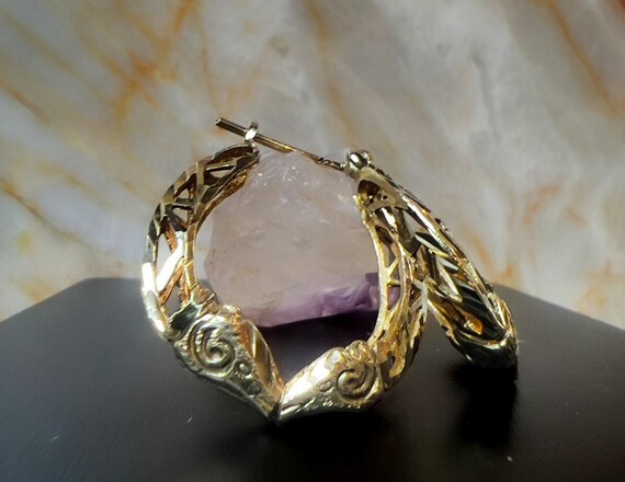 Kissing ram hoop earrings store