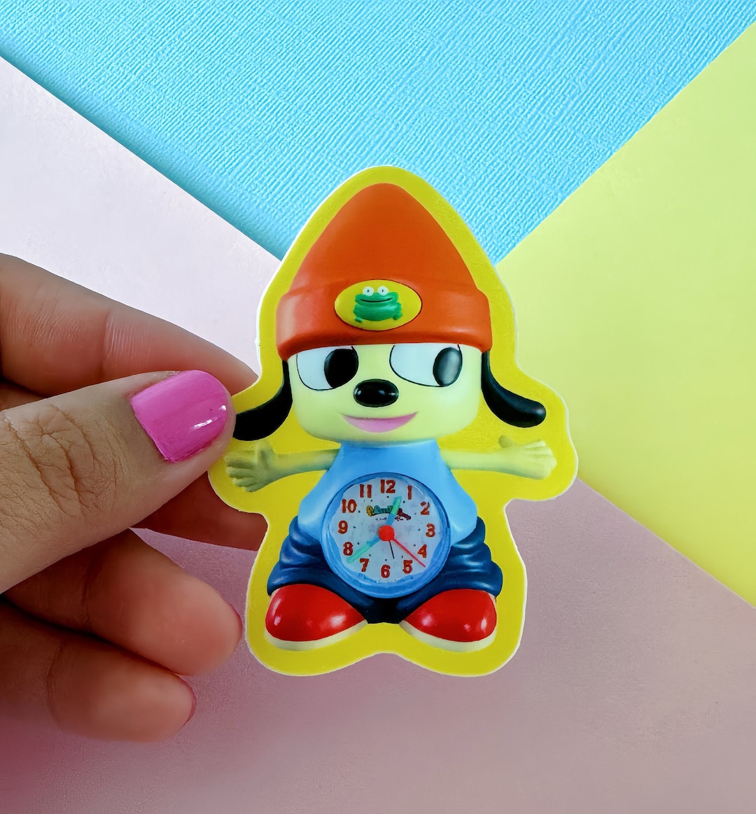 Parappa Clock 3in Vinyl Sticker! - Etsy
