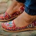 Hand Painted Huaraches, Handmade Leather Huaraches, Mexican Huaraches ...