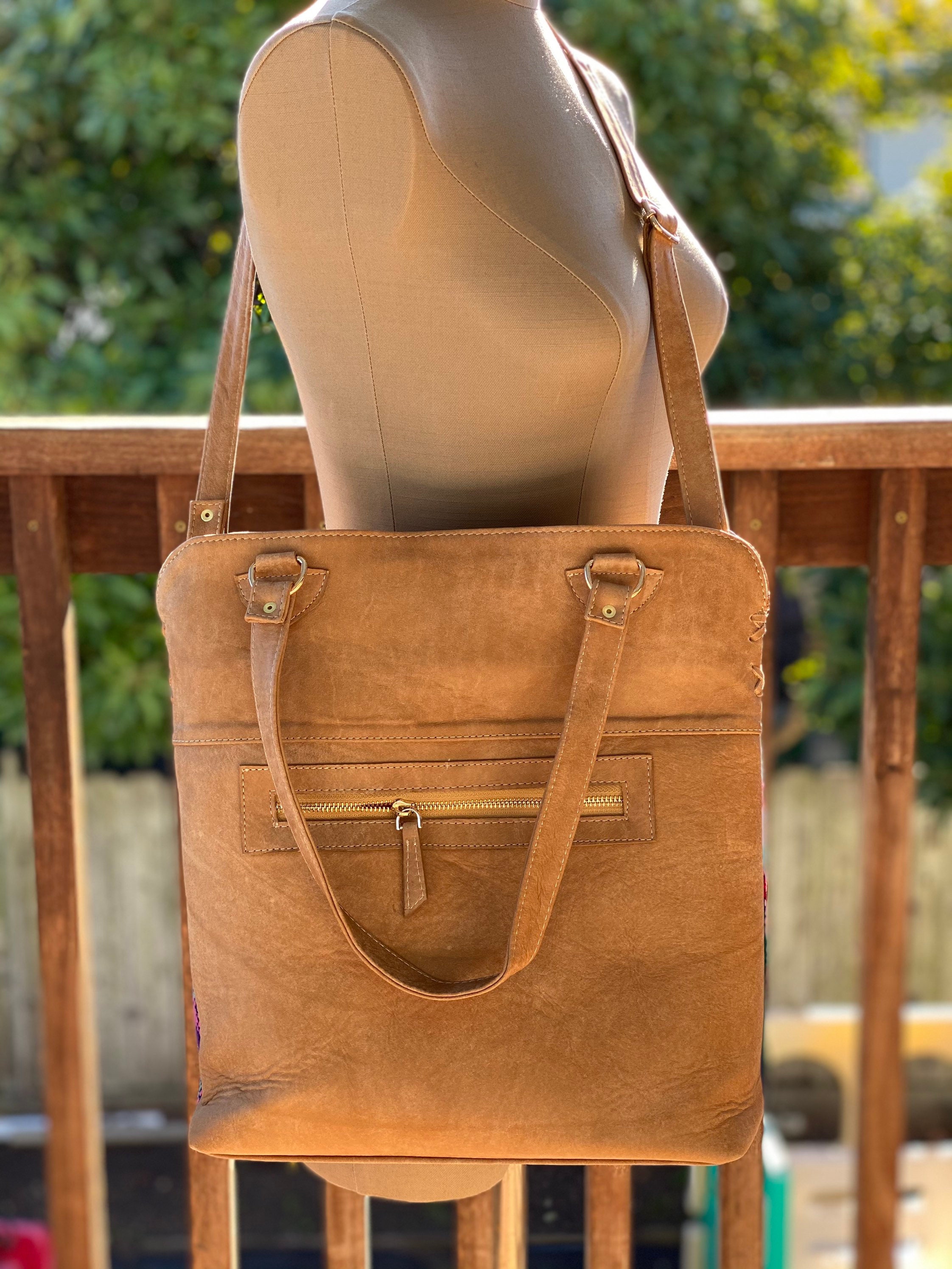 Leather bag hand tooled leather purse embroidered bag | Etsy