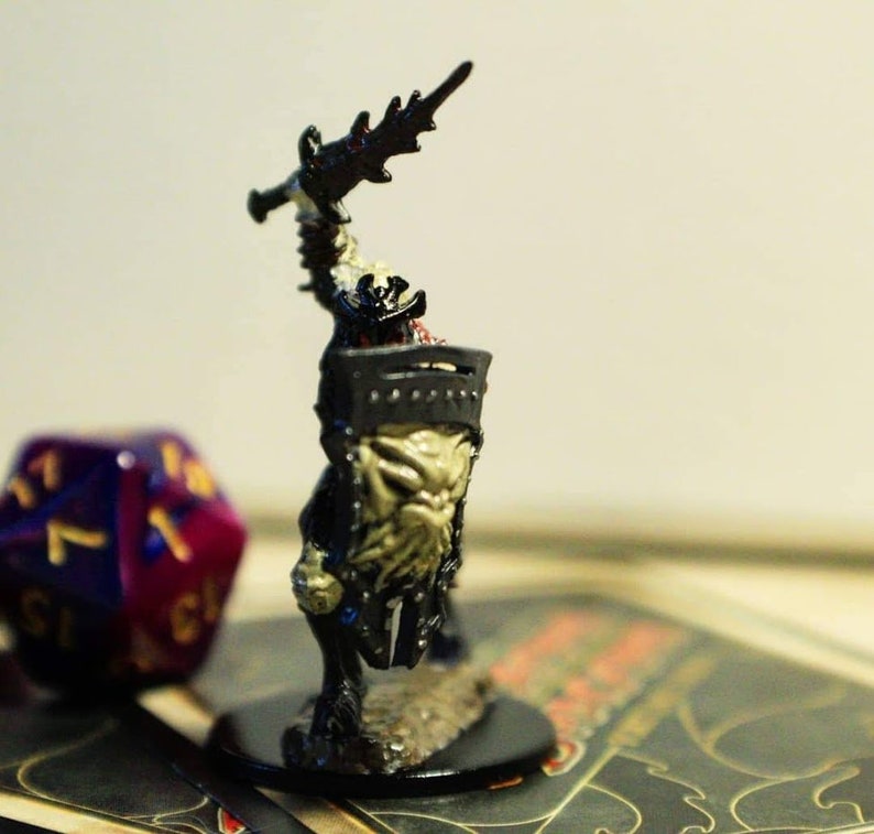 Hand Painted D&D Miniatures - Bone Knight - Etsy