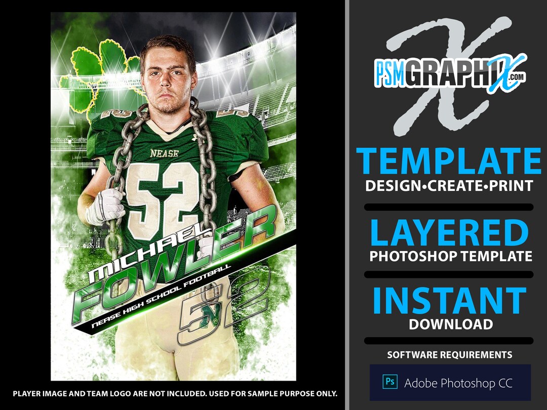 Friday Night Lights V.2 - MVP Series - Player Banner & Poster Template V - Etsy