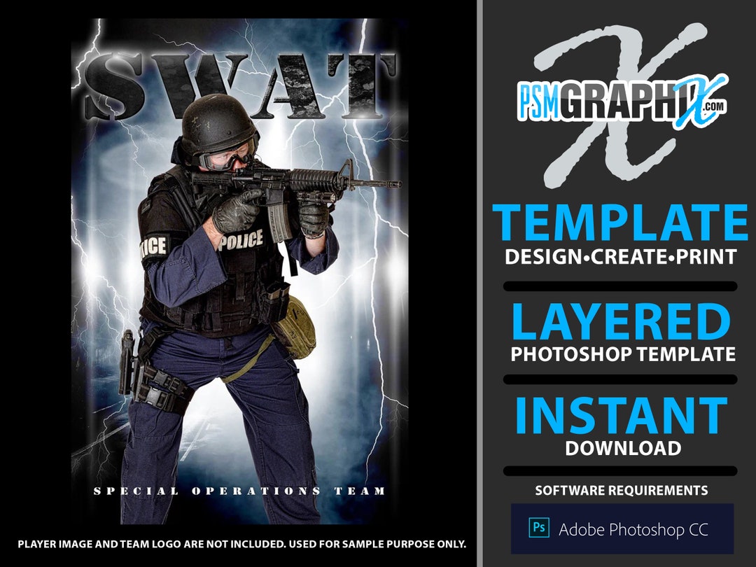 SWAT - V.3 - Heroes Series - Poster/banner - Etsy