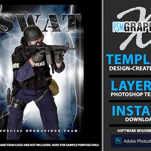 SWAT - V.3 - Heroes Series - Poster/banner - Etsy
