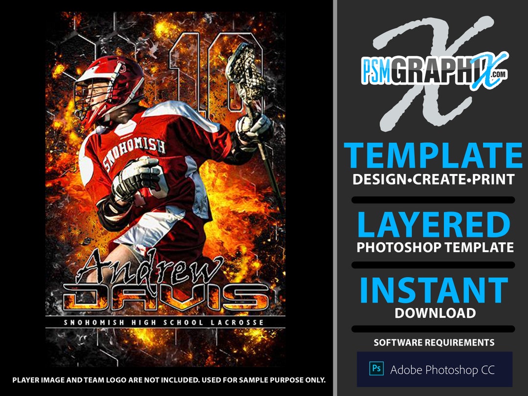 Inferno V.3 - Player Banner & Poster Template - Etsy