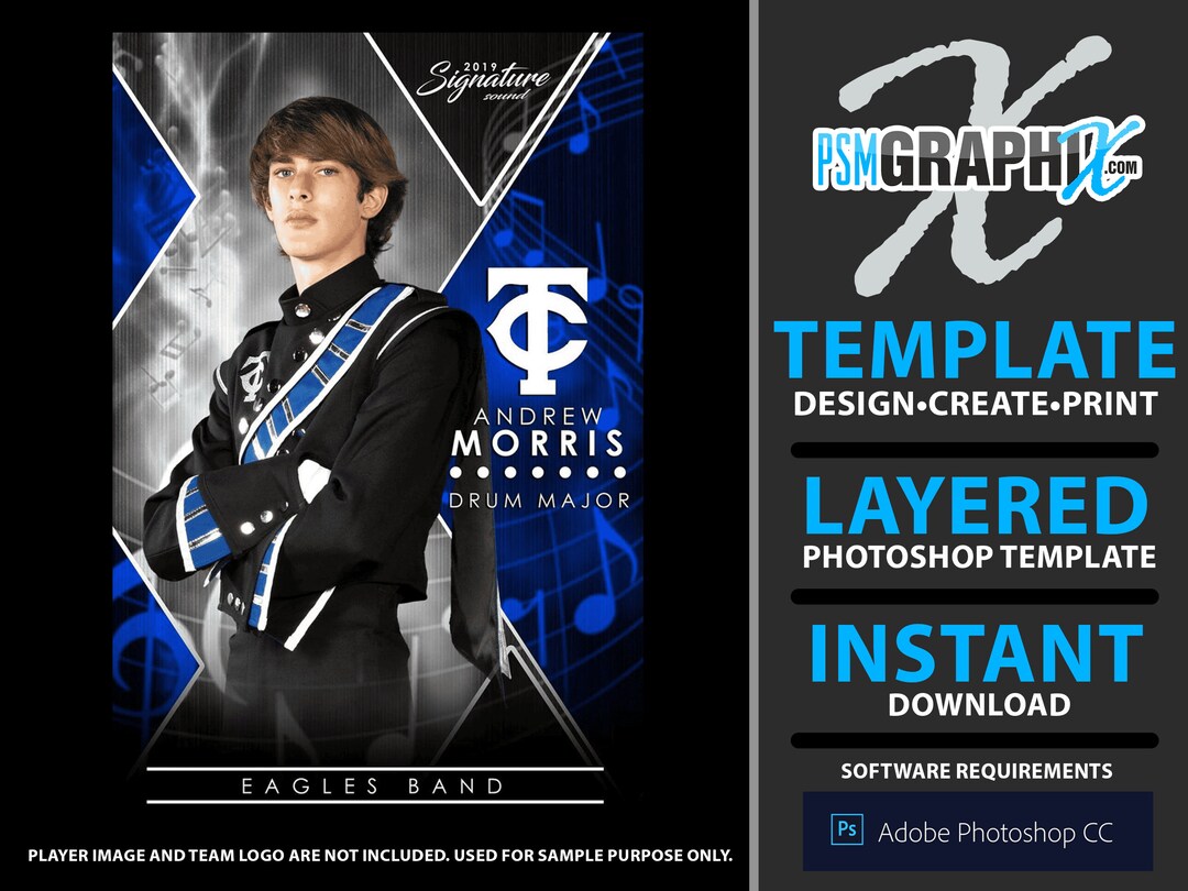 Band - V.2 - Signature Player - V Poster/banner - Etsy