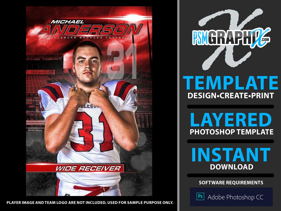 Friday Night Lights - MVP Series - Player Banner & Poster Template V - Etsy