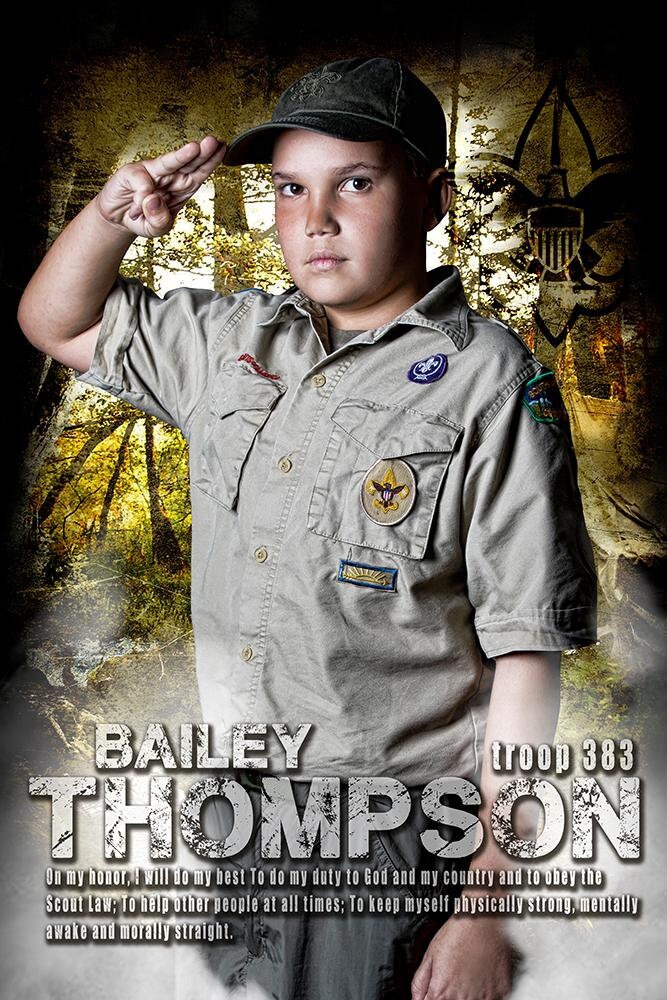Boy Scouts - MVP Series - Player Banner & Poster Template V - Etsy