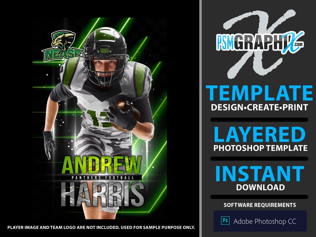 SPEED DESIGN - Photoshop Sports Poster or Banner Template, Digital ...
