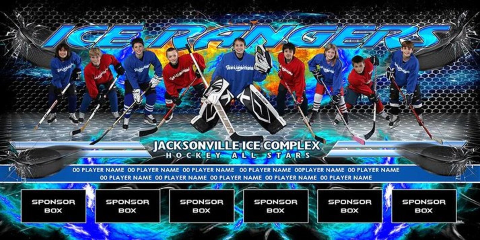 Ice V.3 - Team Field Banner - Etsy