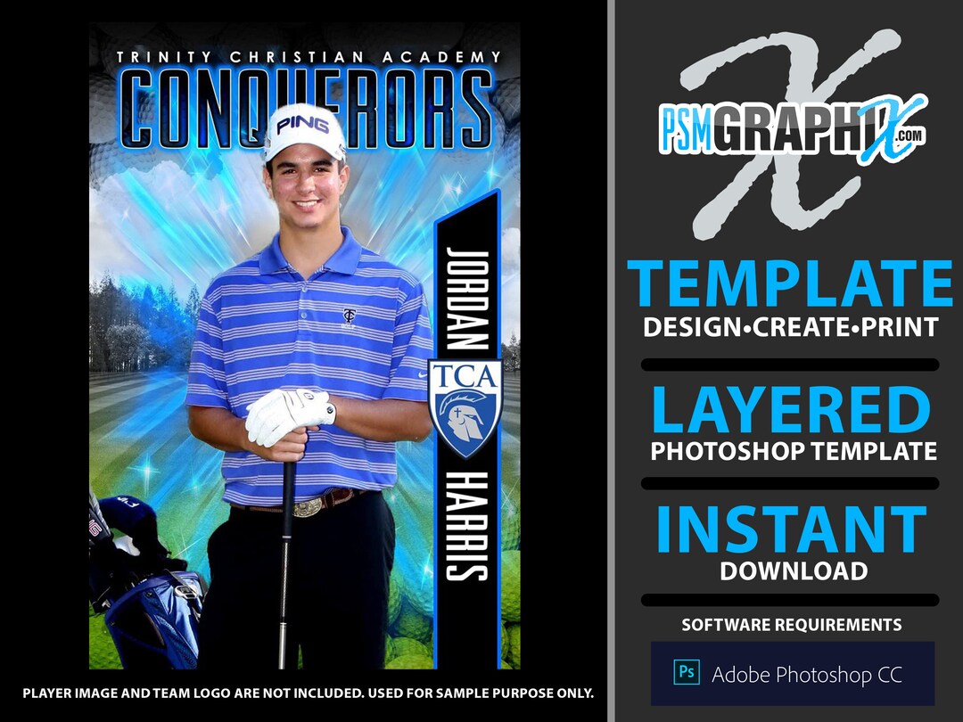 X Factor Golf - Cinema Series - Poster/banner Template - Etsy