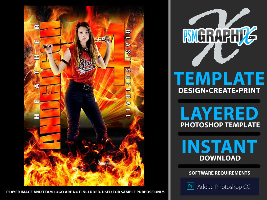 Blast V.2 - Player Banner & Poster Template - Etsy