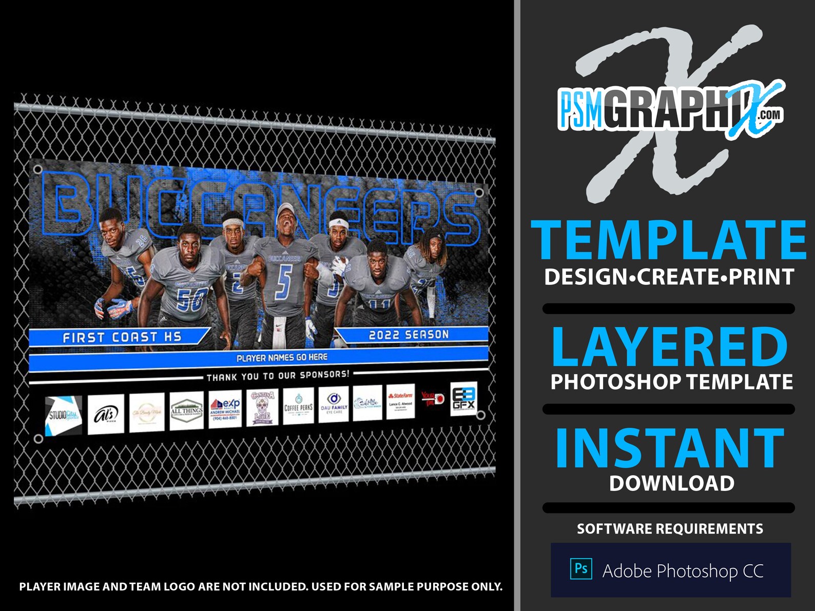 VIPER - Cinema Series - 4'x8' Team Field Banner - Etsy