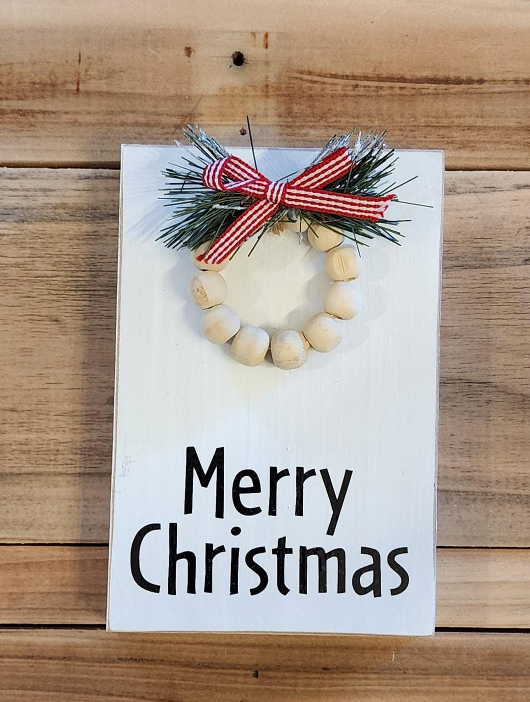 Wooden Christmas Sign - Etsy