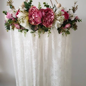 Floral Lace Canopy Bed Canopy Nursery Canopy Flower Canopy - Etsy