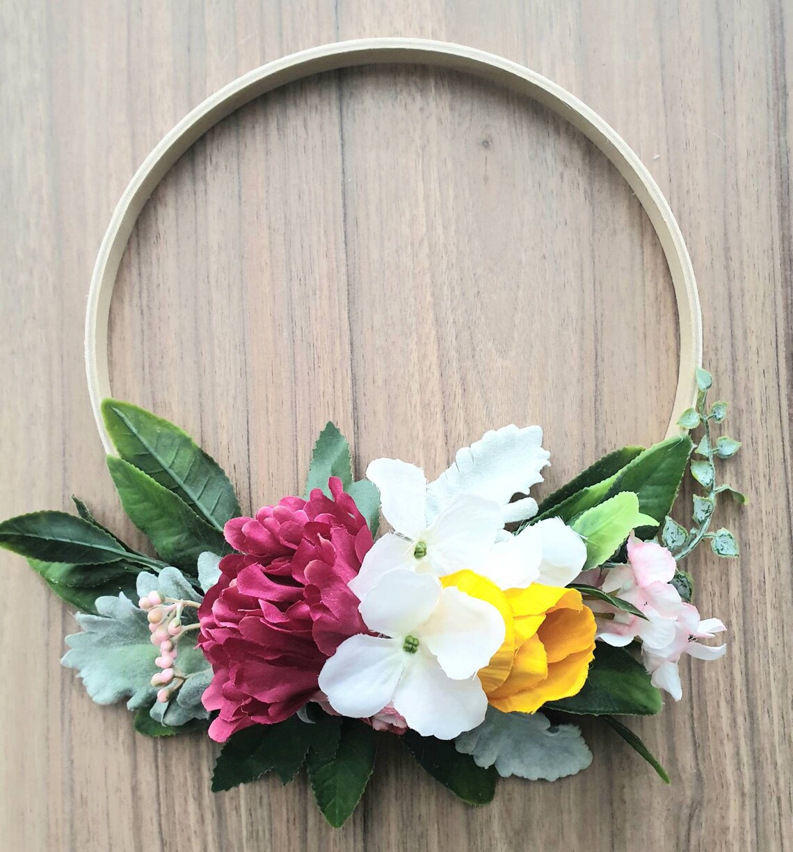 Floral Ring Set, Floral Hoops, Floral Wreaths - Etsy