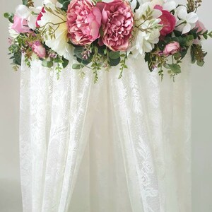 Floral Lace Canopy Bed Canopy Nursery Canopy Flower Canopy - Etsy