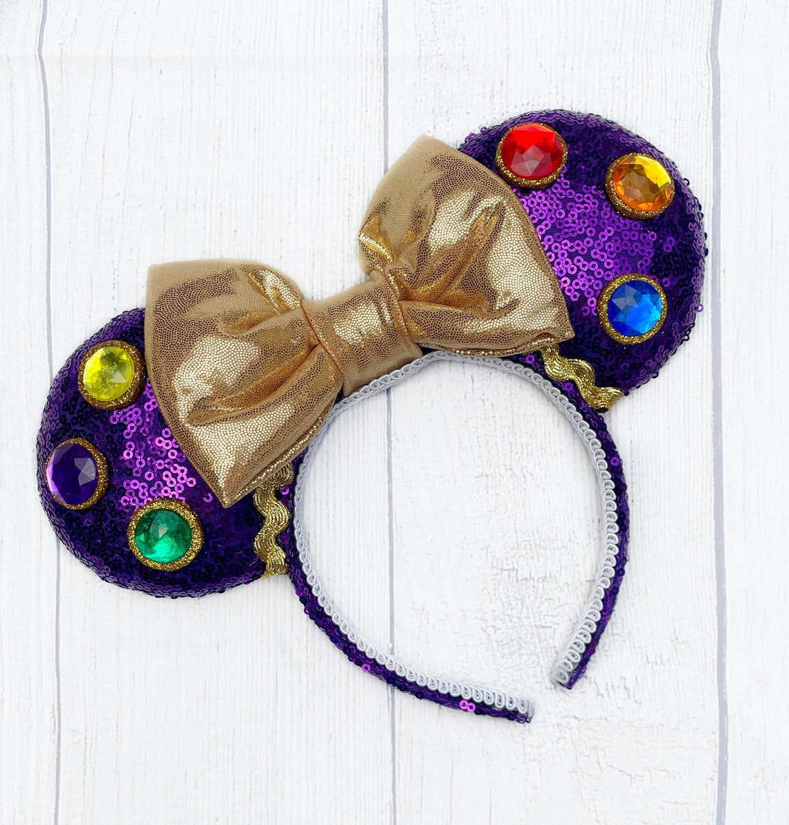 Thanos Infinity Gauntlet Inspired Ears Endgame Mickey Ears | Etsy