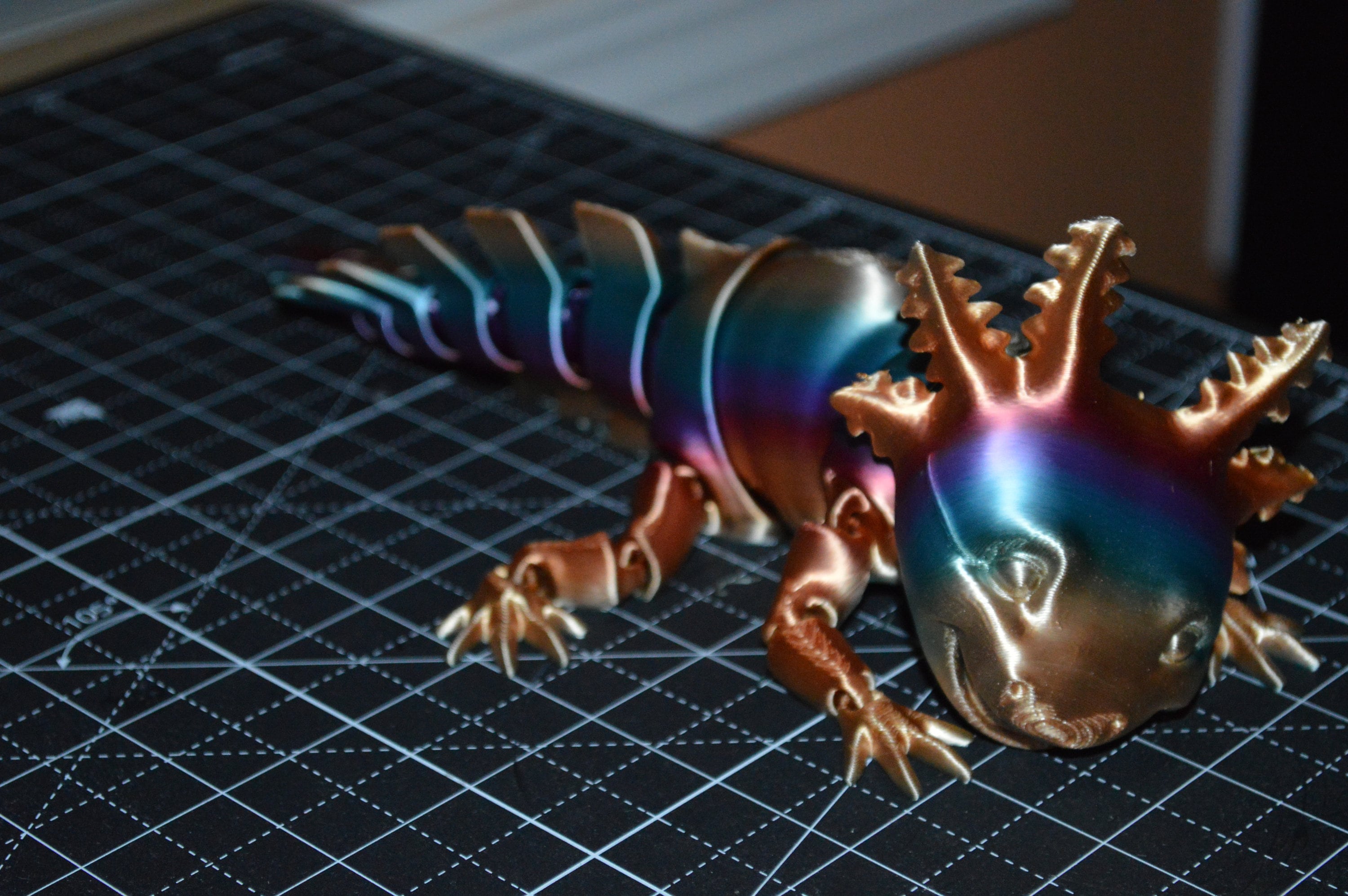 Realistic Axolotl Articulated 3D Printed - Etsy Australia