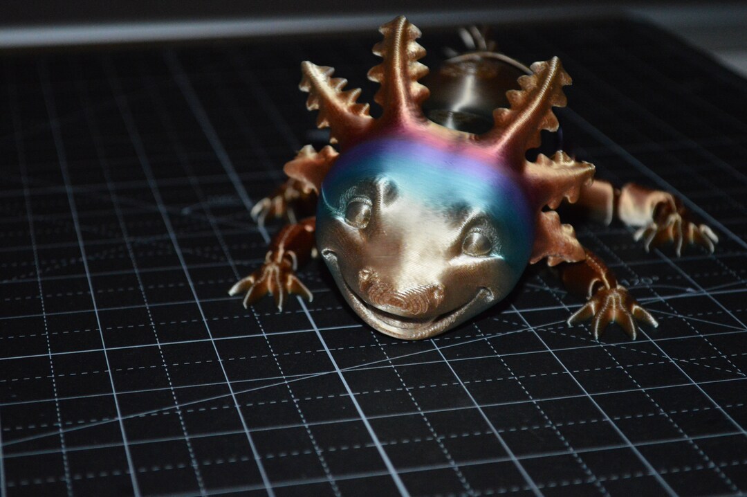 Realistic Axolotl Articulated 3D Printed - Etsy Australia