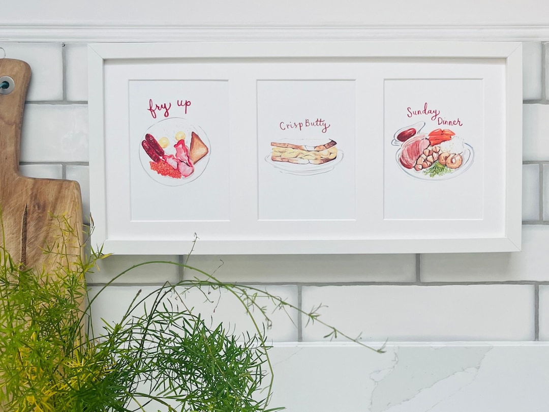 Any 3 A5 Food Illustration Prints. - Etsy