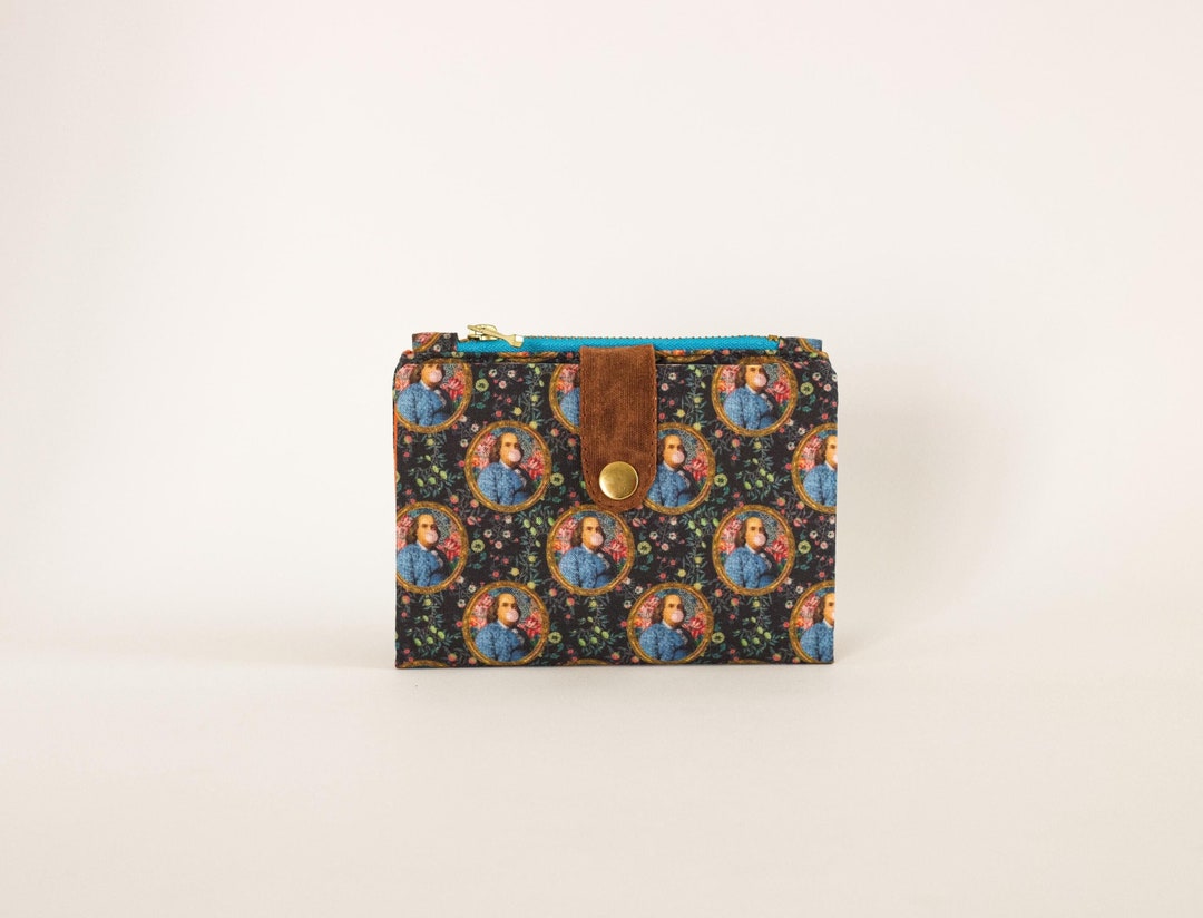 Benji Chewing Gum Wallet for Woman, Fun Playful Fabric Credit Card ...