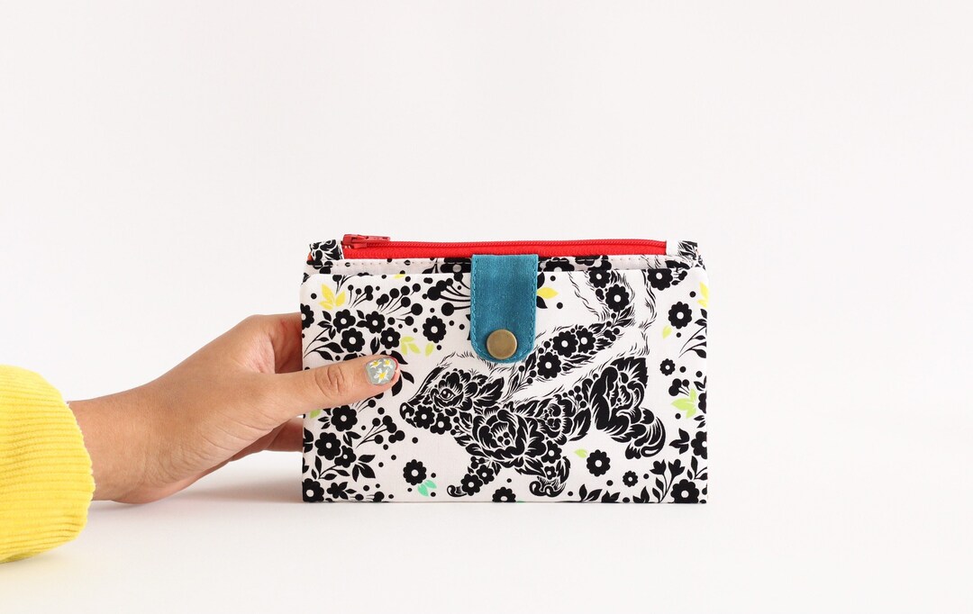 Skunk Wallet for Women, Animals Wallet Bifold, Long Wallet for Women ...