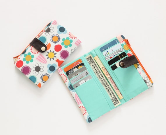 Spring Wallet Women Travel Wallet Card Holder Organizer - Etsy