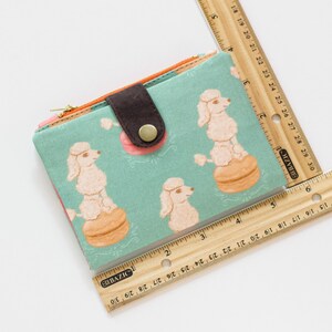 French Poodle Wallet Coquette, Macaroon Wallet Women, Cute Gift for ...
