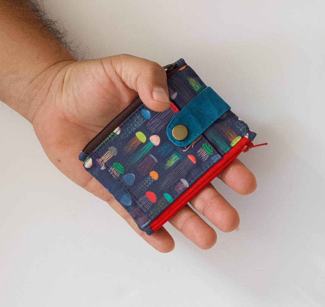 Jelly Fish Wallet for Men, Fun Wallet for Men, Colorful Wallet for Men ...