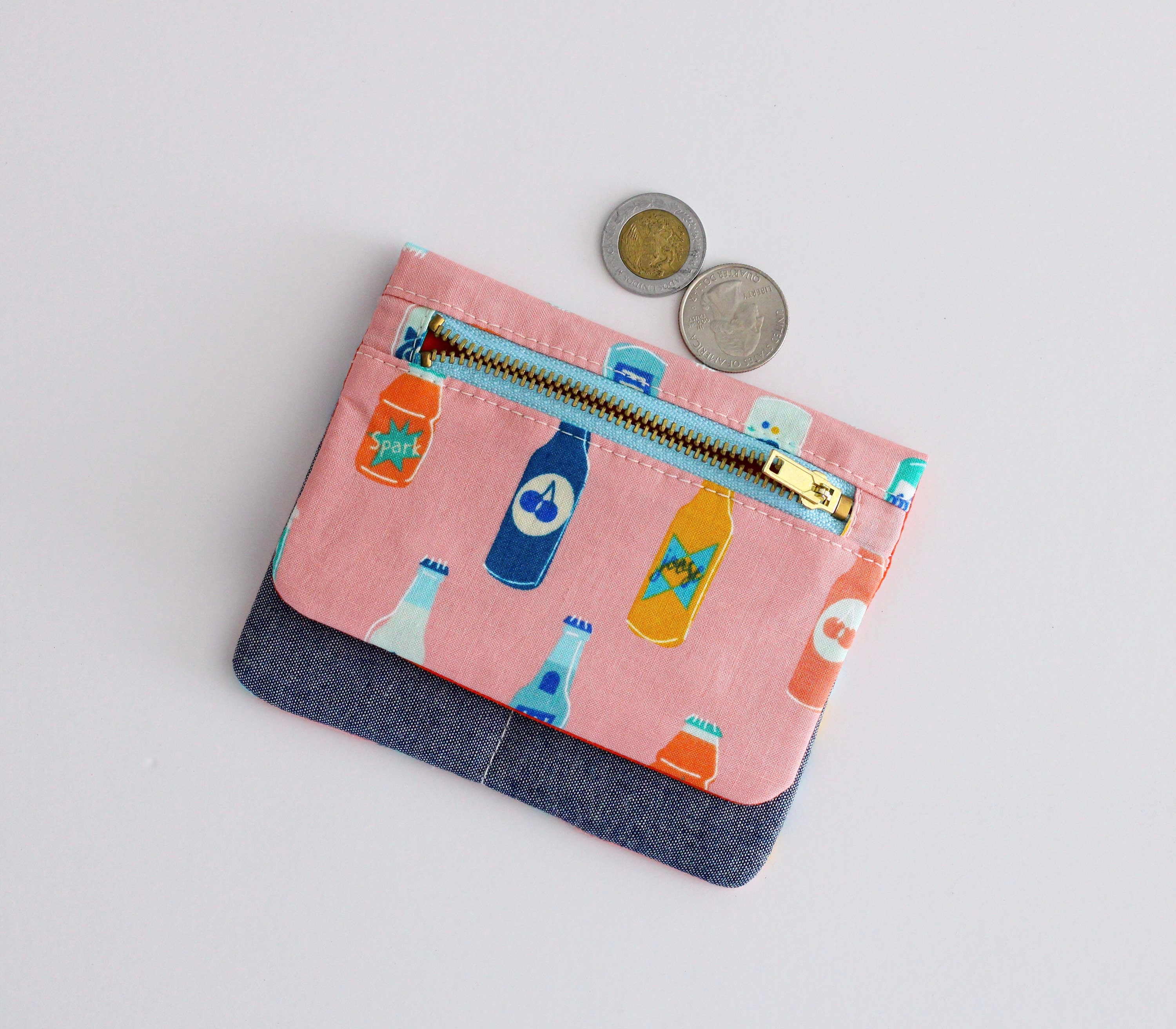 Soda Pop Wallet Womens Front Pocket Wallet Women Thin Wallet | Etsy