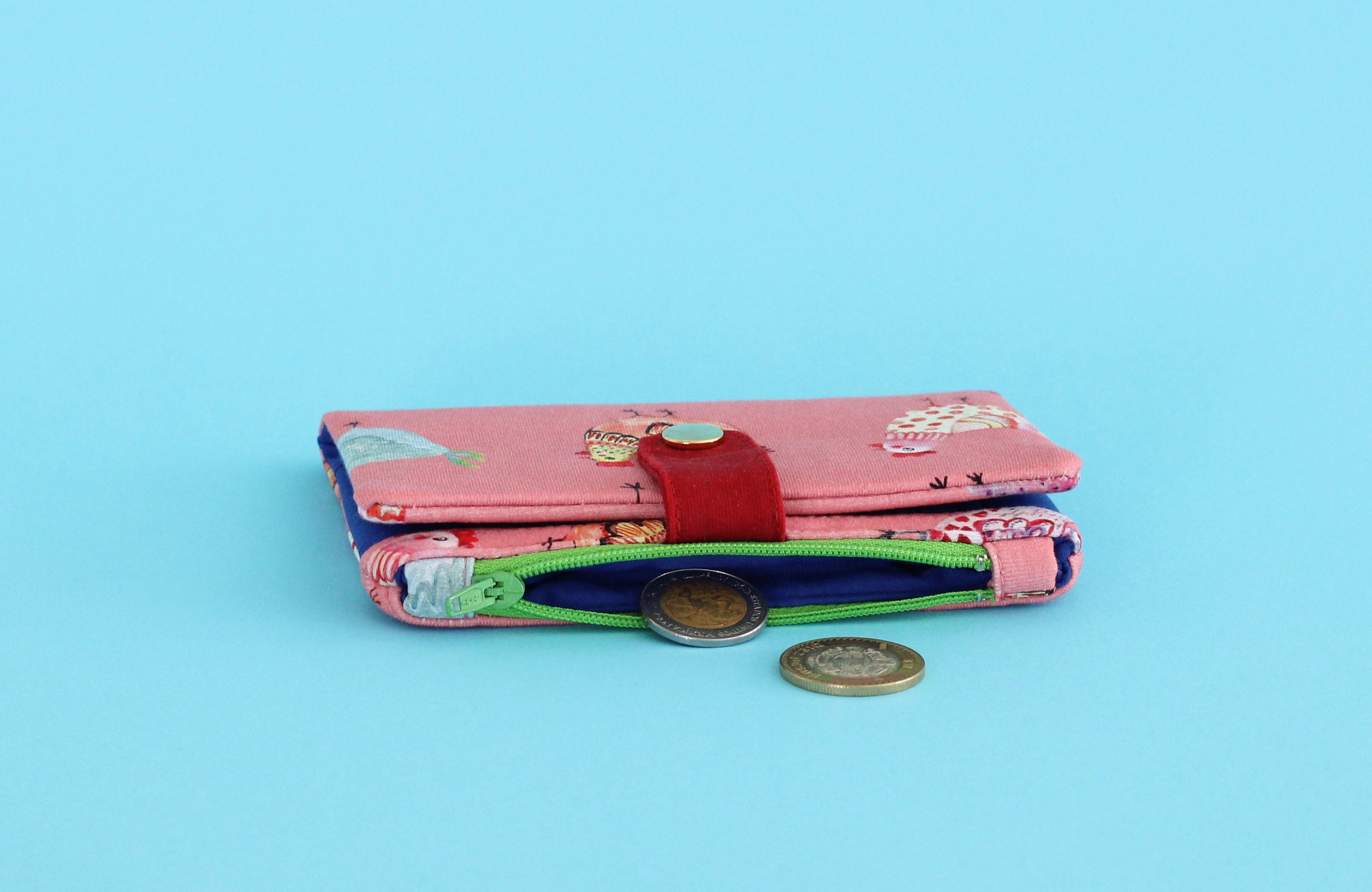 Vegan Wallet Women Chicken Wallet Fun Credit Card Wallet - Etsy