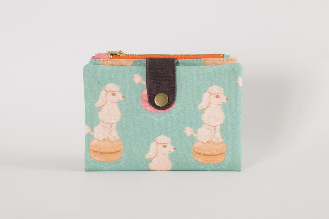 French Poodle Wallet Coquette, Ballerina Wallet Small for Woman, Cute ...