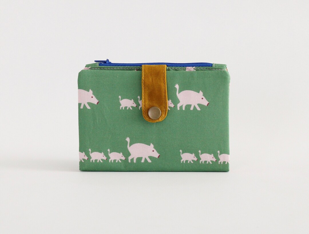 Pig Wallet Women, Small Wallet for Women Vegan, Small Wallet With ...